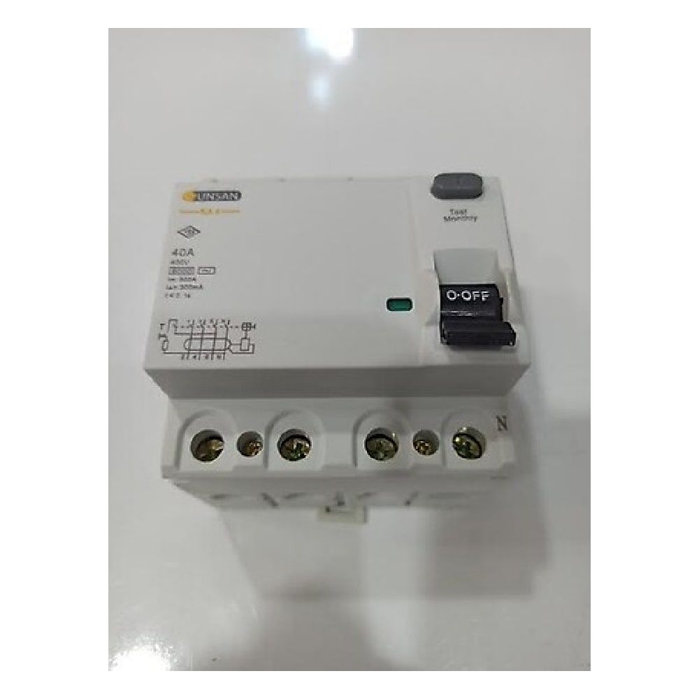 Günsan RCCB 4P 6kA 30mA 40A Kaçak Akım Koruma Rölesi - saykil.com