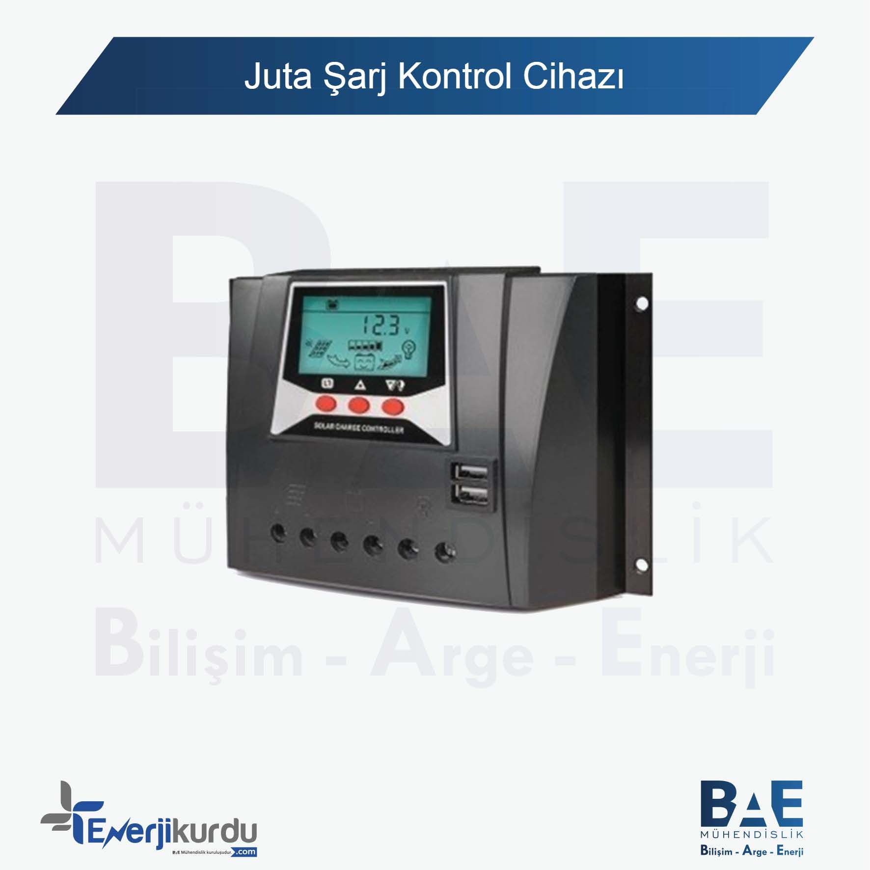 Juta 12V / 24V / 48V 60A PWM Şarj Kontrol Cihazı - saykil.com